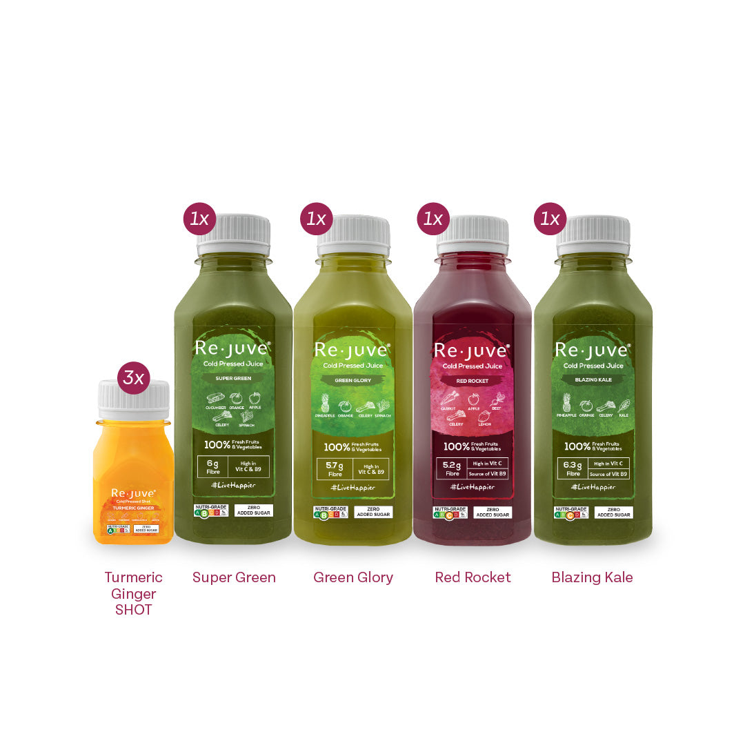 Digestive & Cleanse Bundle (3 Days) – Re.juve Cold Pressed Juice Singapore