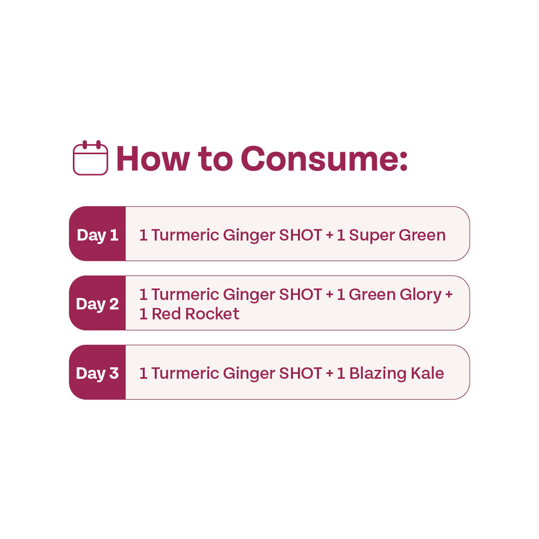Digestive & Cleanse Bundle (3 Days) – Re.juve Cold Pressed Juice Singapore